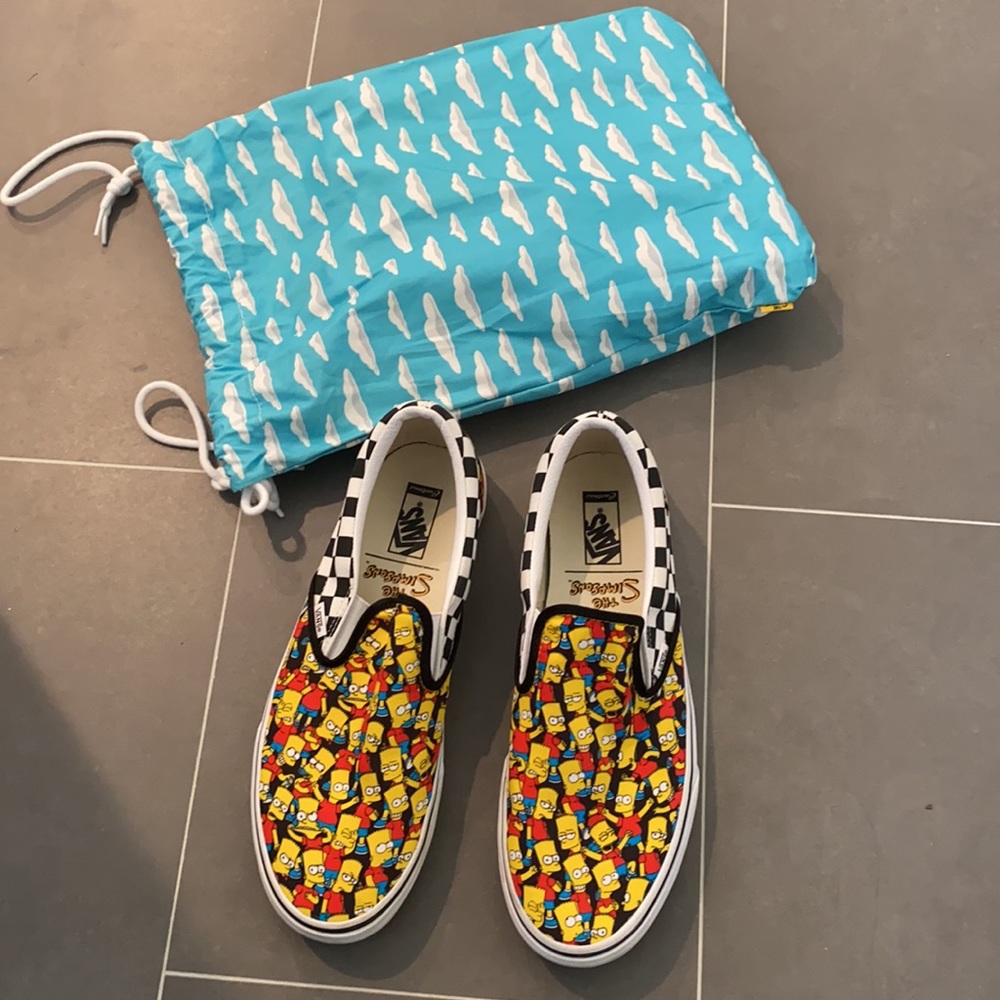 Vans The Simpsons Slip On Featuring Bart Simpson - Gem